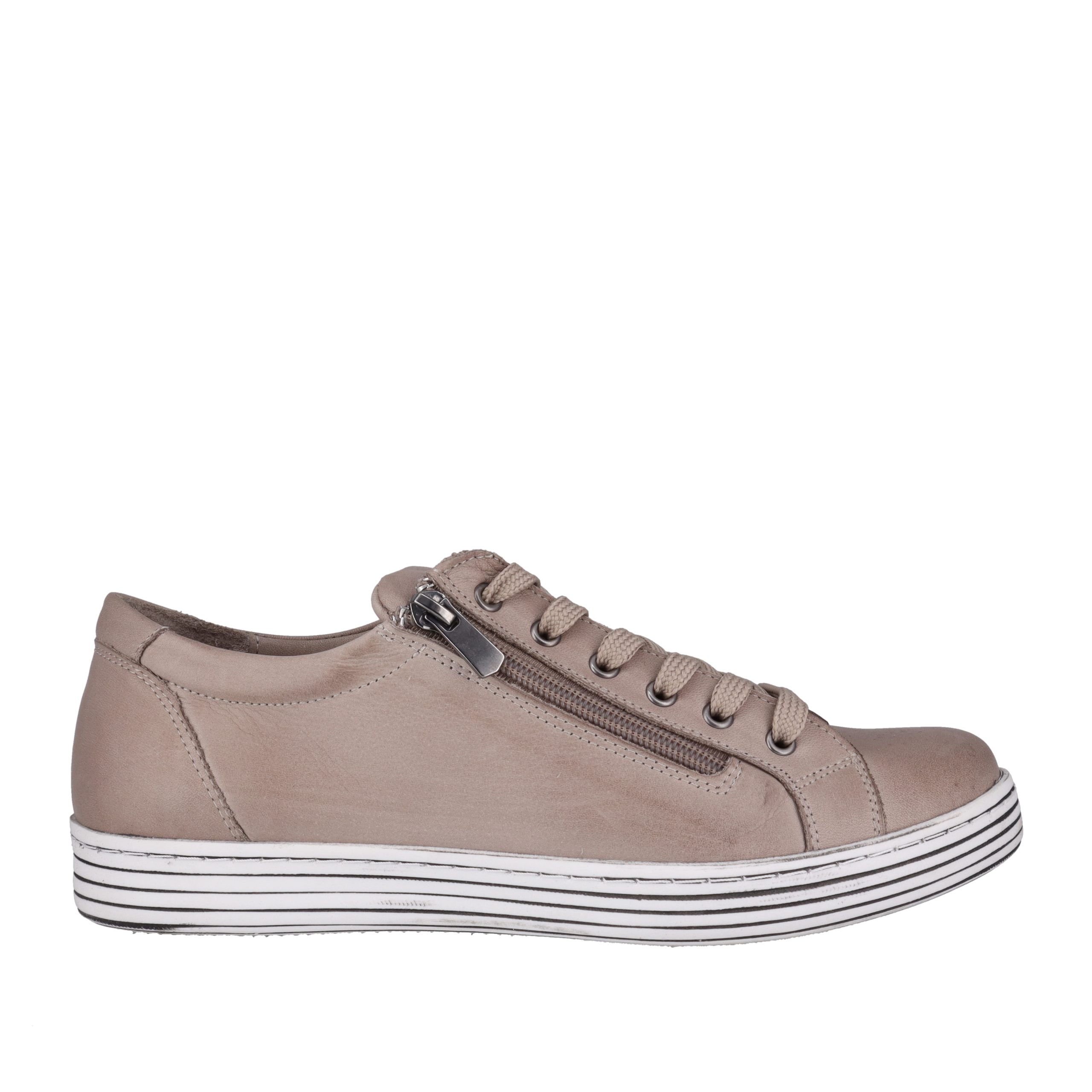 Cabello Unity: Stylish, Comfy Leather Sneakers with Zips