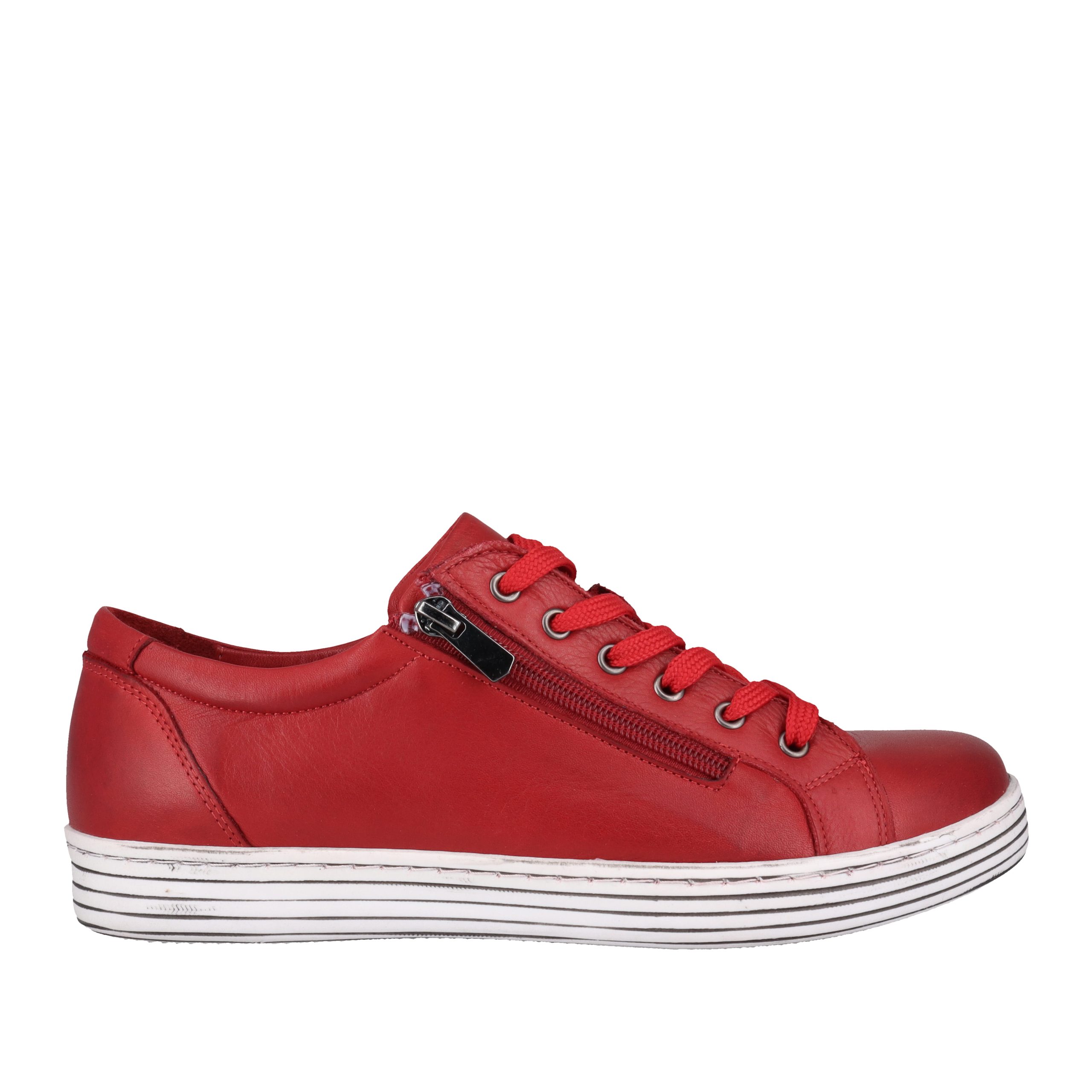 Cabello Unity: Stylish, Comfy Leather Sneakers with Zips